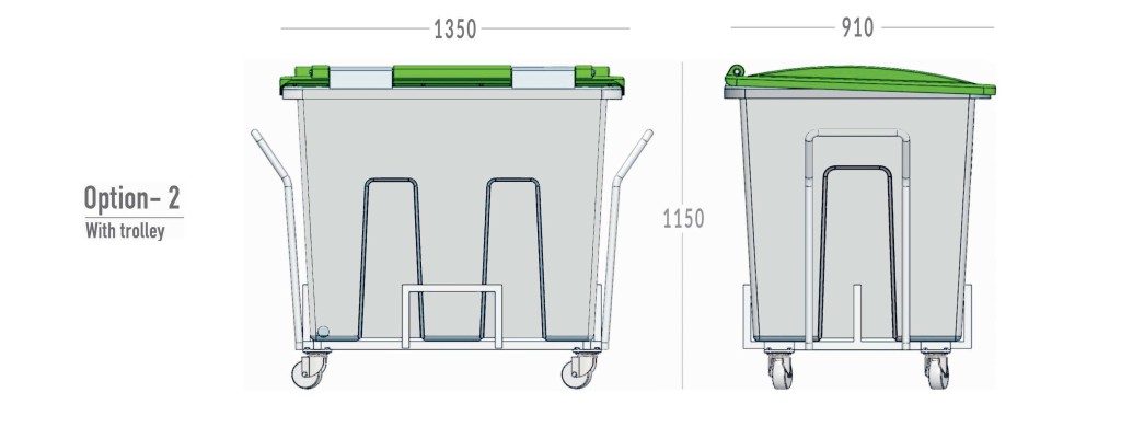 Largest Waste Collection Bins & Community Dustbins Supplier in India